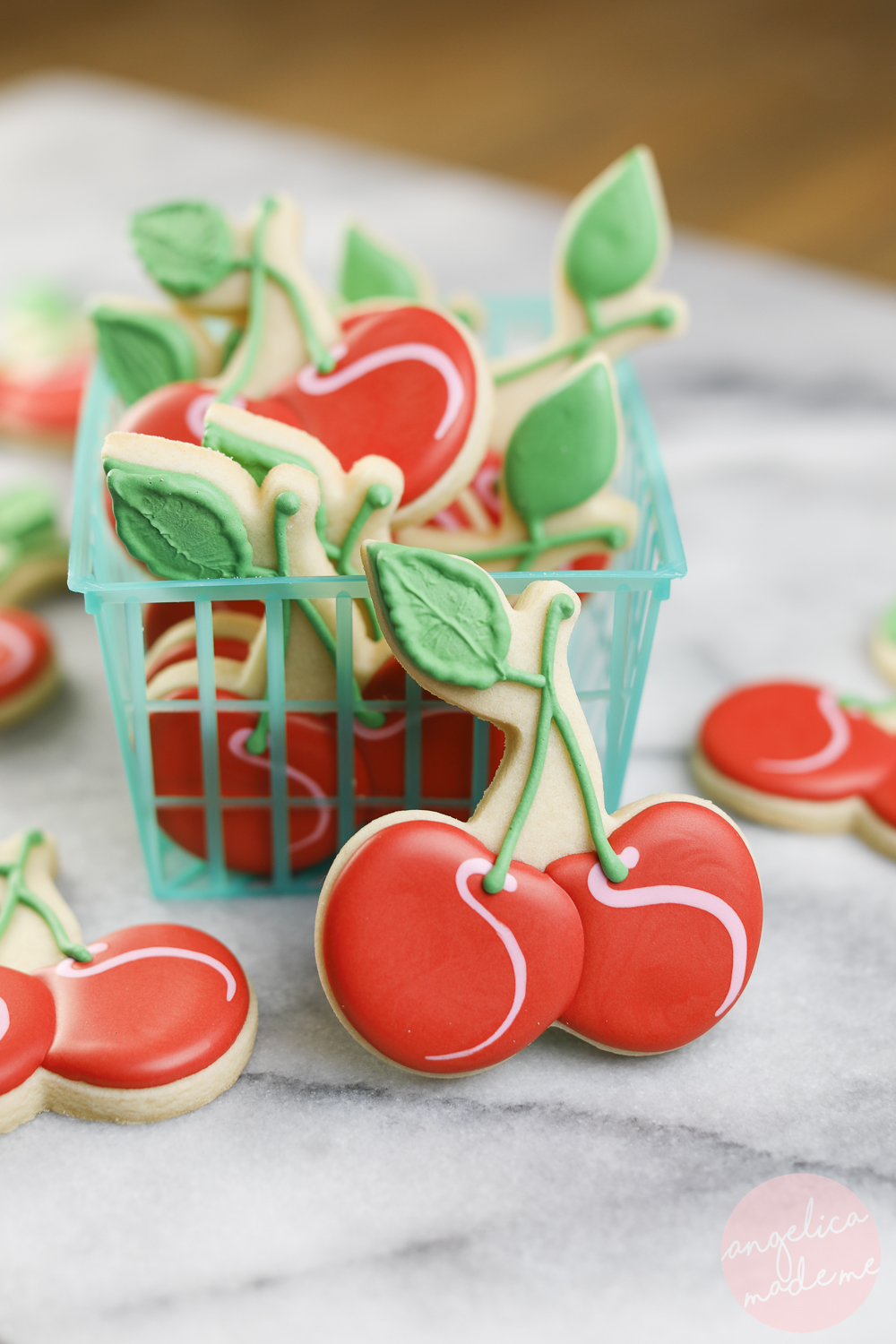 Cute Cherry Cookies - AngelicaMadeMe