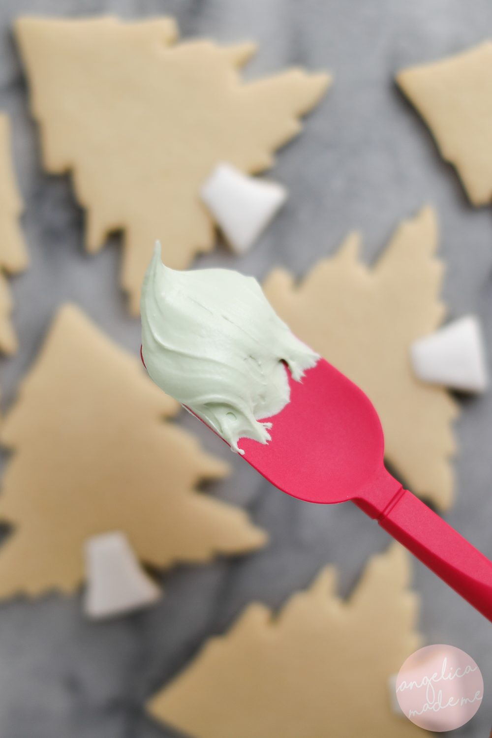 Easy Christmas Tree Cookies - AngelicaMadeMe