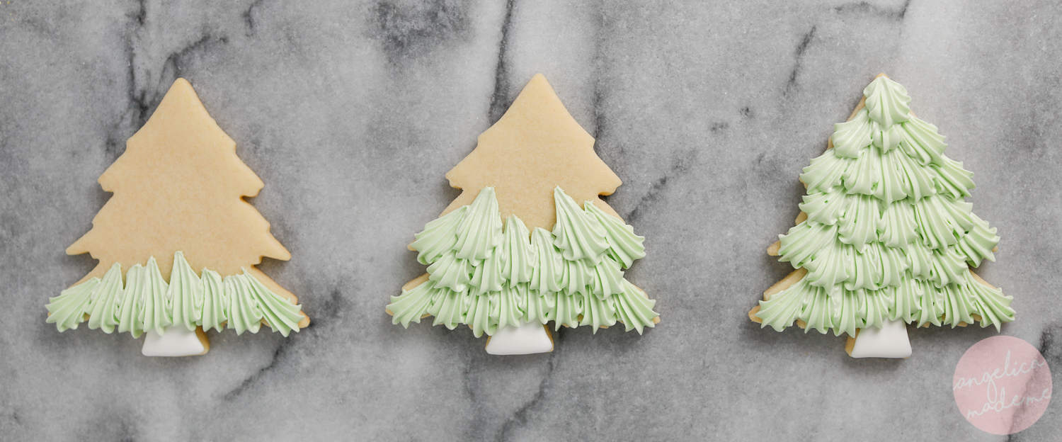 Easy Christmas Tree Cookies - AngelicaMadeMe