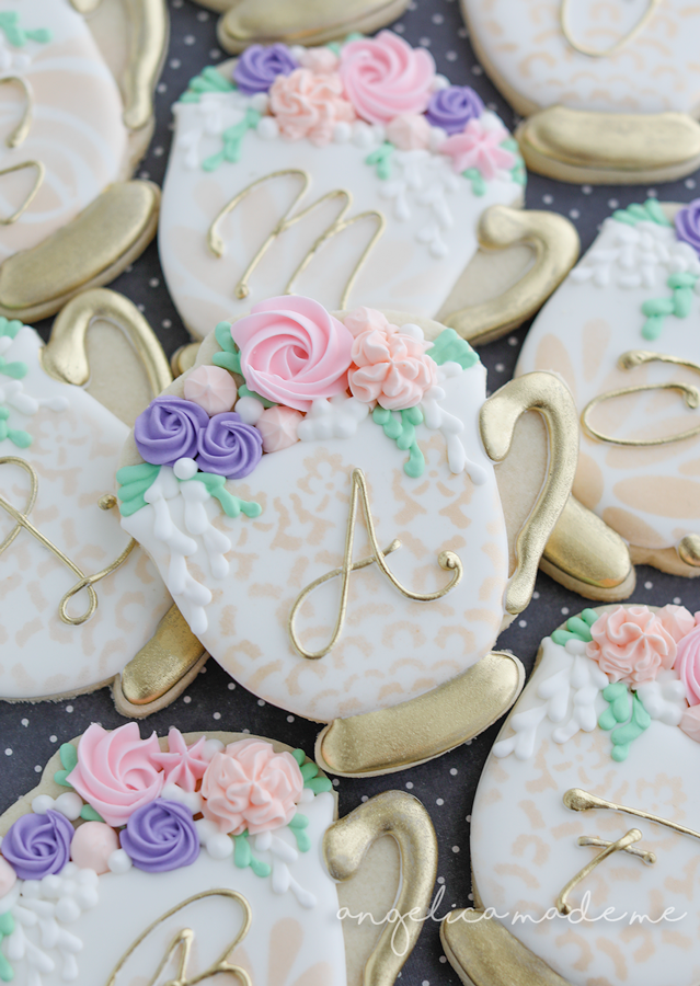 Custom Decorated Wedding Cookies - AngelicaMadeMe
