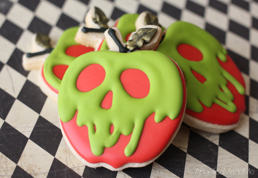 Poison Apple Sugar Cookies - AngelicaMadeMeAngelicaMadeMe